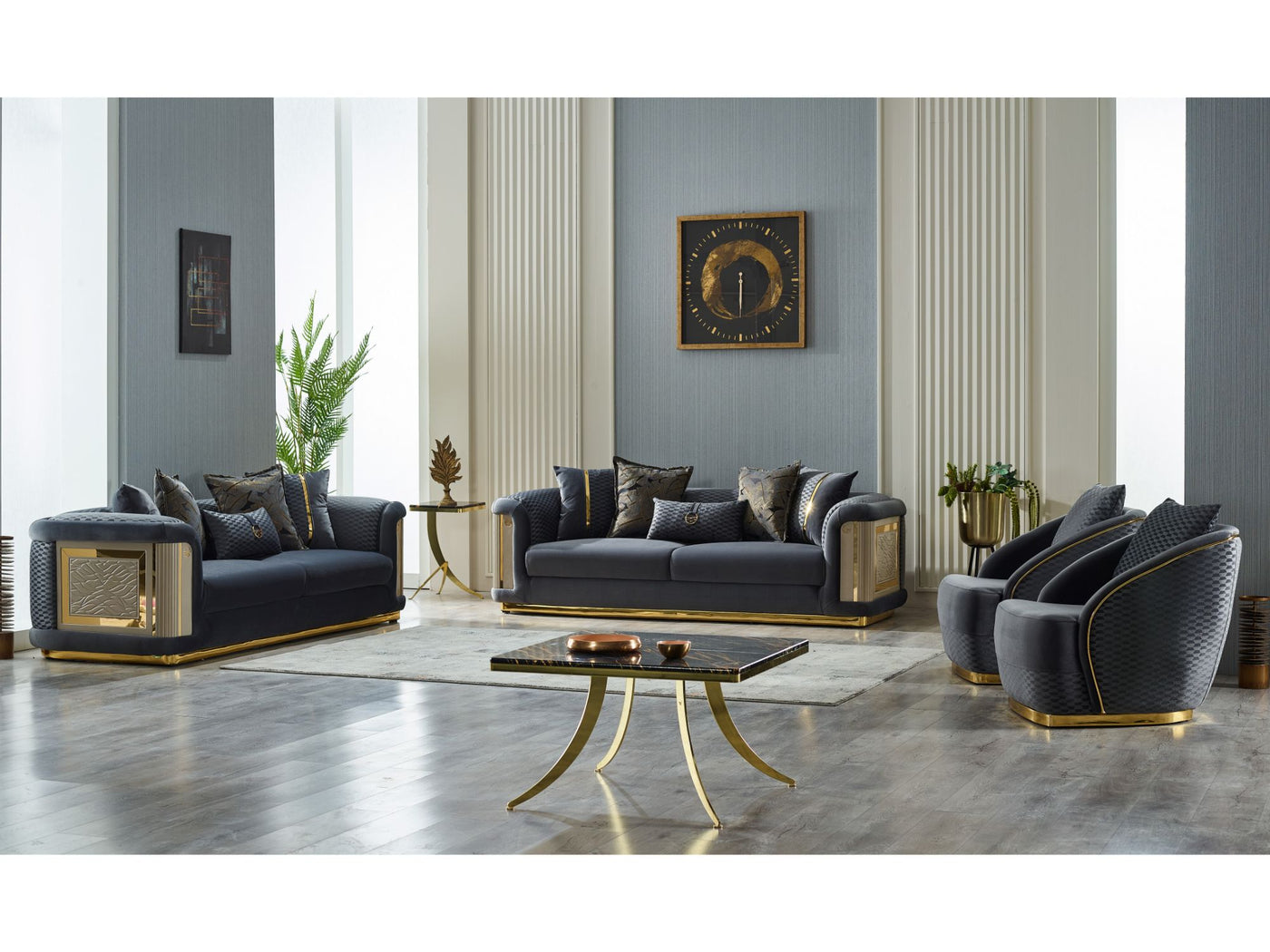 Elegance Chair Dark Grey