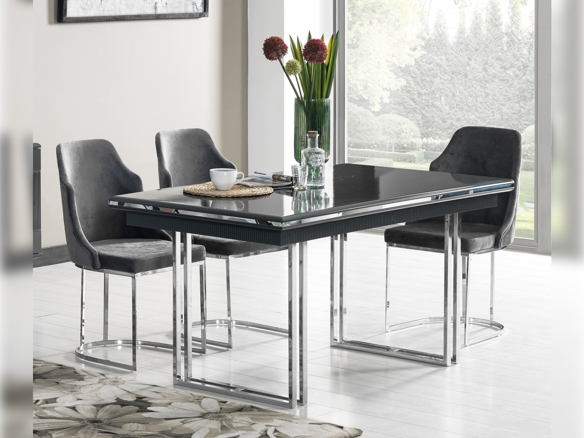 Elips Diningroom Table Anthracite
